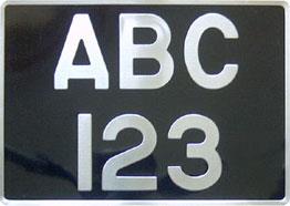 Classic & Vintage Number Plates | Classic Plates Online